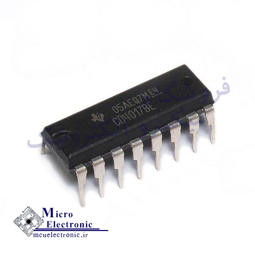 آی سی CD4017BE DIP - میکروالکترونیک